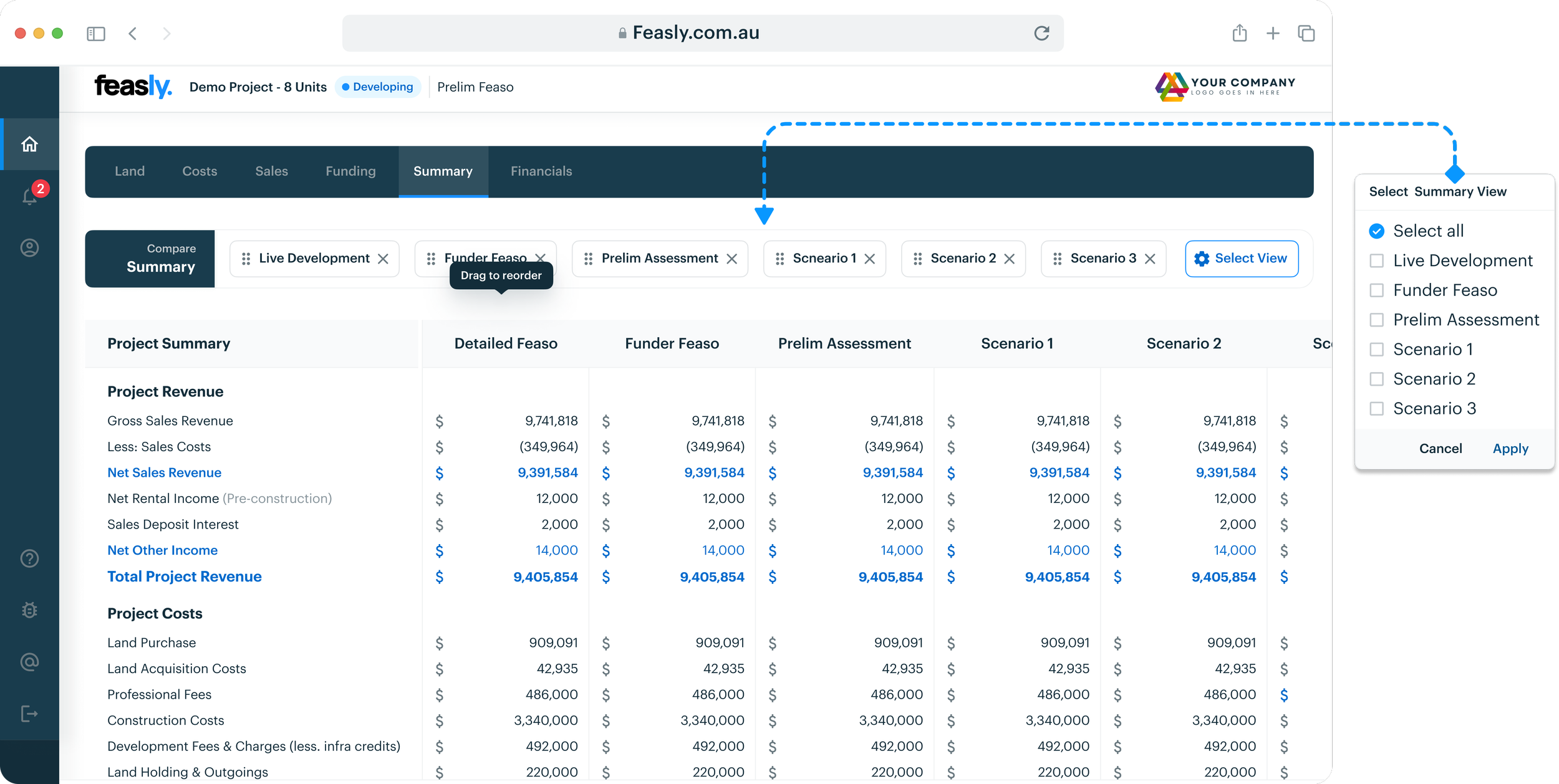 Feasly: Property Development Feasibility Software for Australian Developers